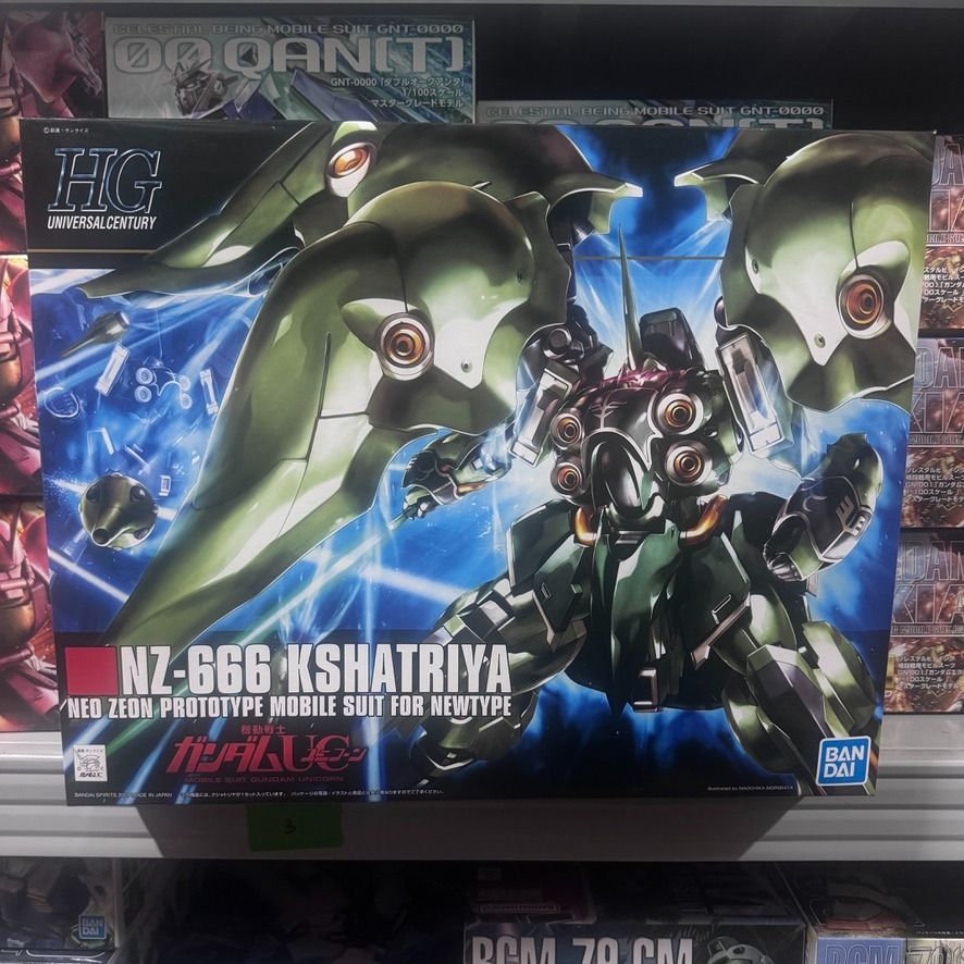 Model Kits Bandai Hobby HGUC NZ-666 Kshatriya Gundam Model Kit - 1/144 ...